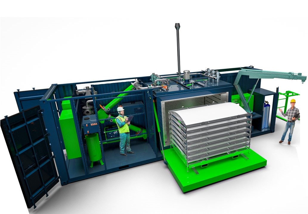 Portable Thermolysis Units Streamline Composites Recycling